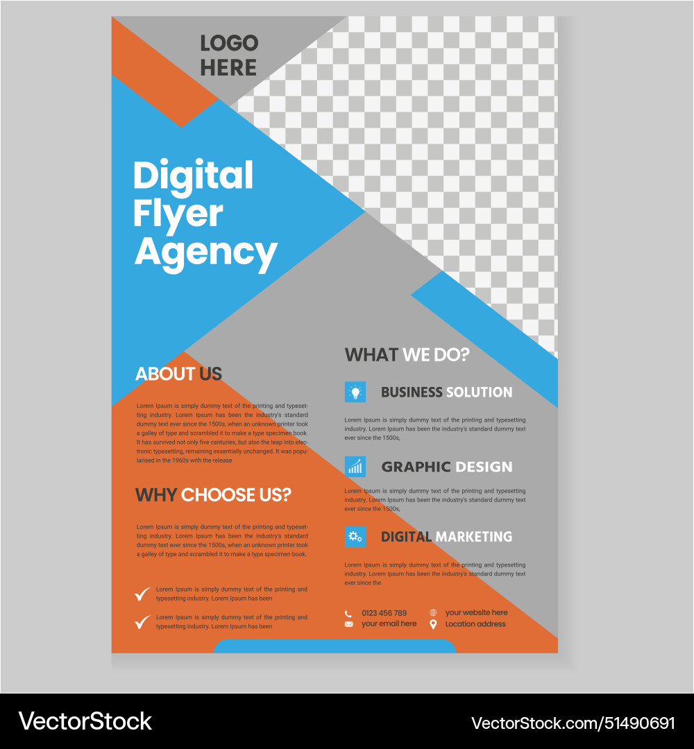 Portfolio geometric design Royalty Free Vector Image