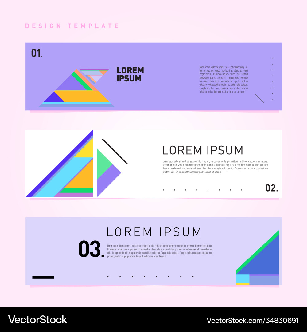 Simple minimalist template design for corporate Vector Image