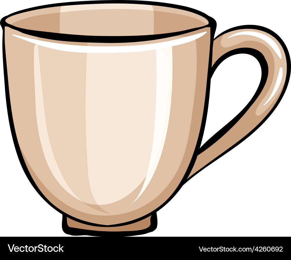 Coffee mug Royalty Free Vector Image - VectorStock
