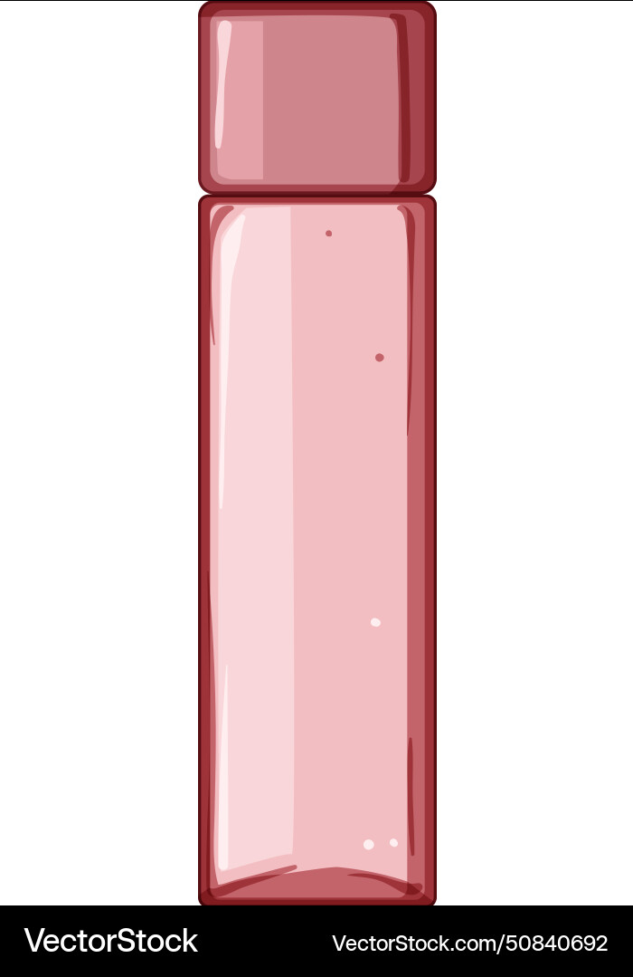 Container water bottle cartoon Royalty Free Vector Image