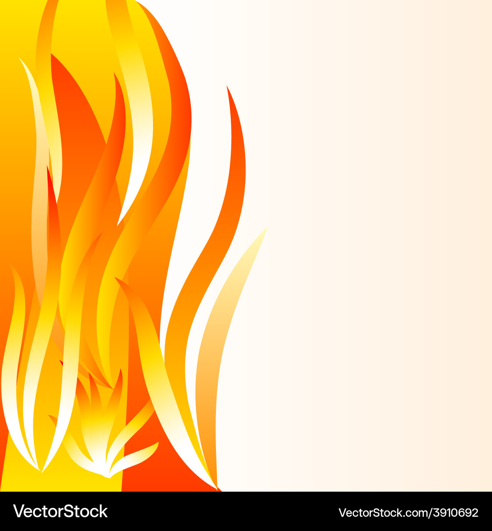 Flame background Royalty Free Vector Image - VectorStock