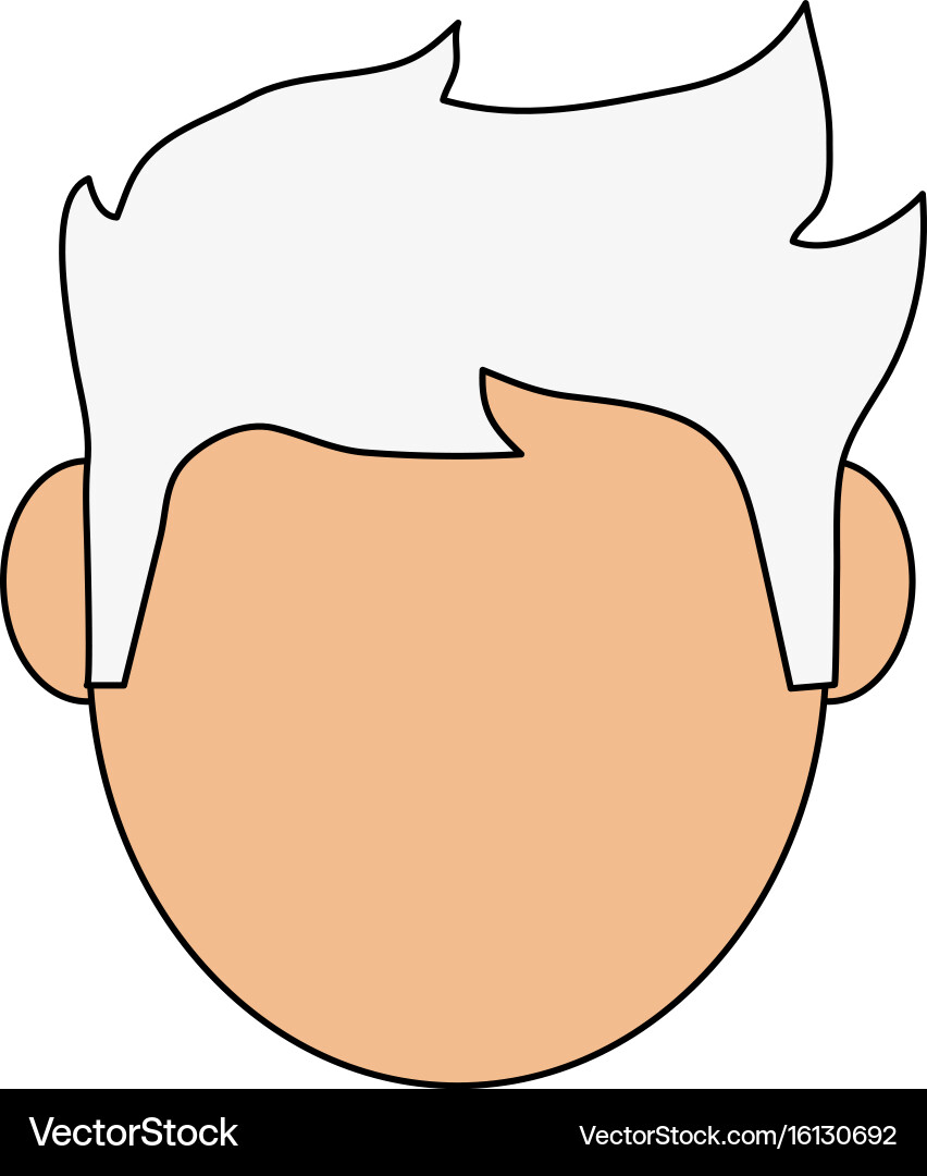 Man head Royalty Free Vector Image - VectorStock