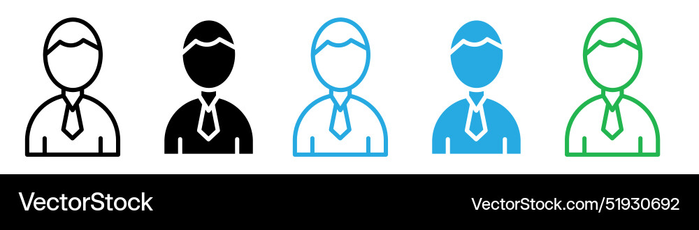 Manager icon representing leadership and team Vector Image