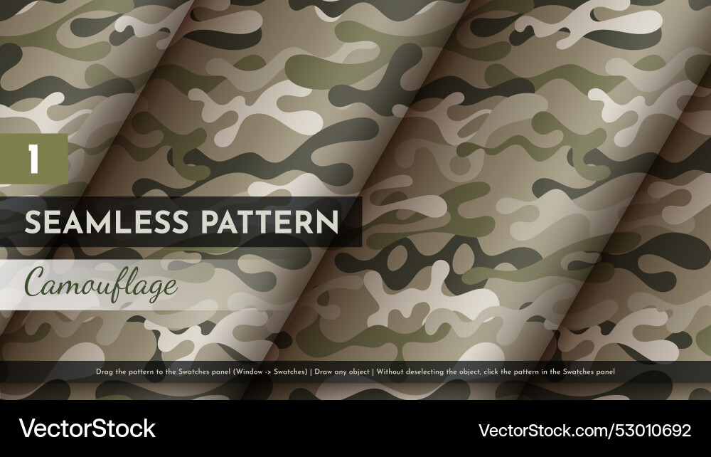 Seamless camouflage pattern war traditional Vector Image