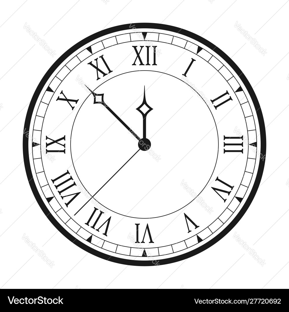 Wall Clock Drawing Vector Images (over 1,700)