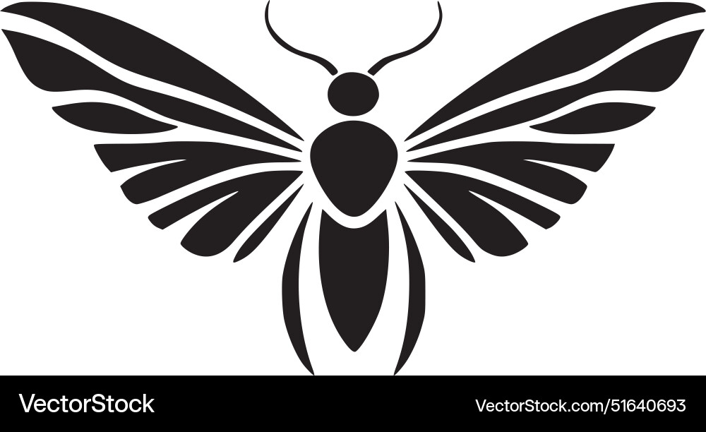Fly - high quality logo ideal for t-shirt Vector Image