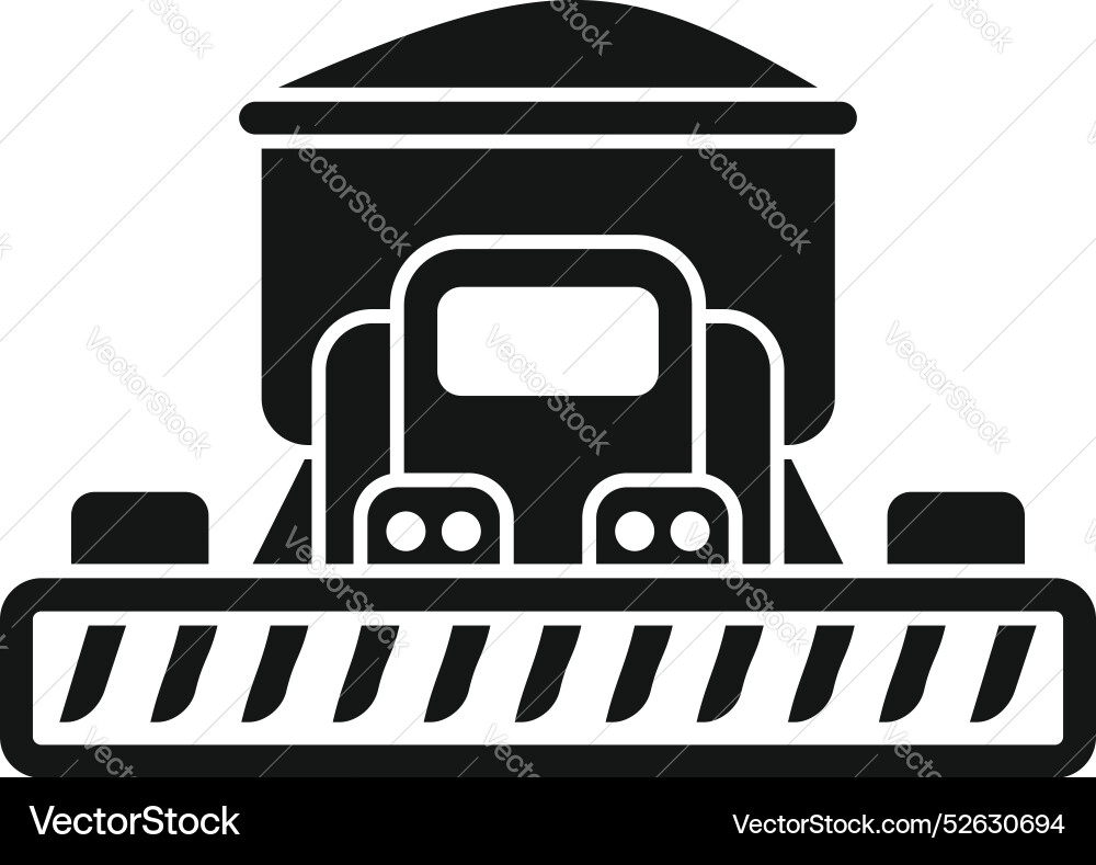 Combine harvester working on field gathering crops