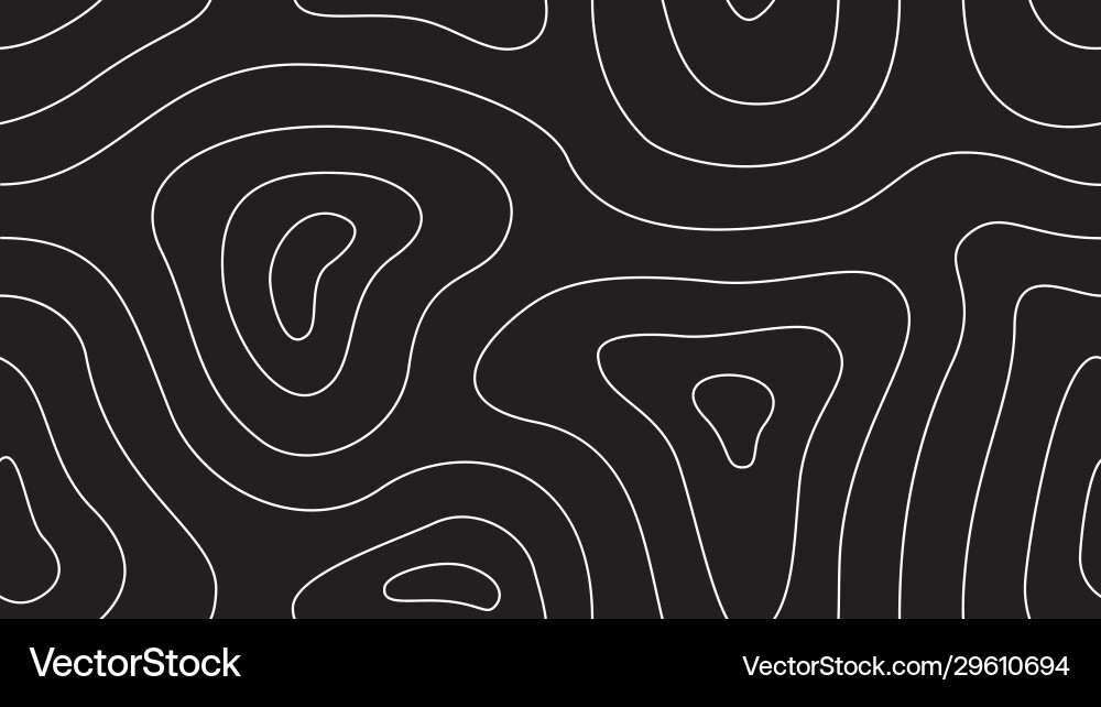 Concentric Line Topography Royalty Free Vector Image