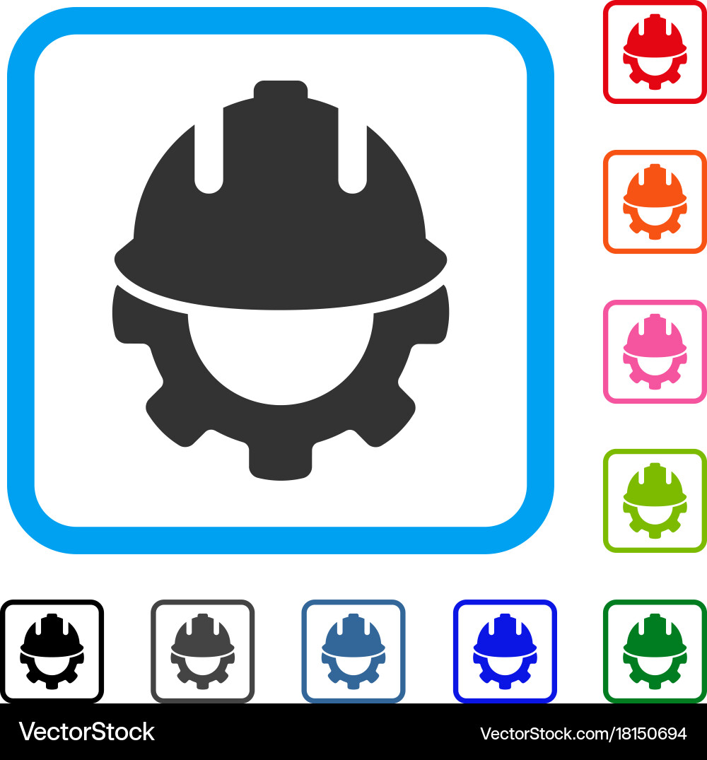 Development framed icon Royalty Free Vector Image