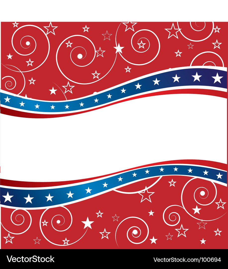 American Flag Streamer Vector Images (over 390)