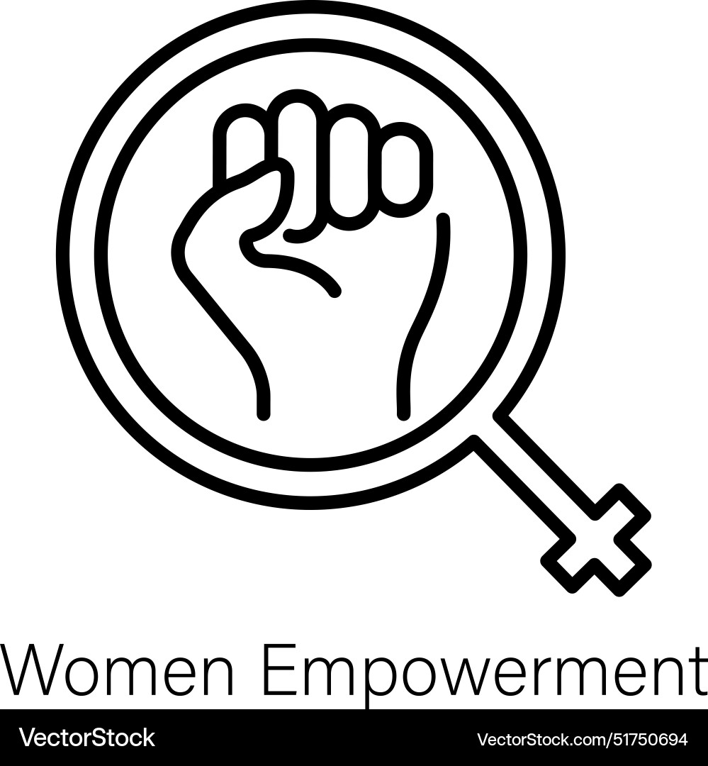 Women empowerment Royalty Free Vector Image - VectorStock