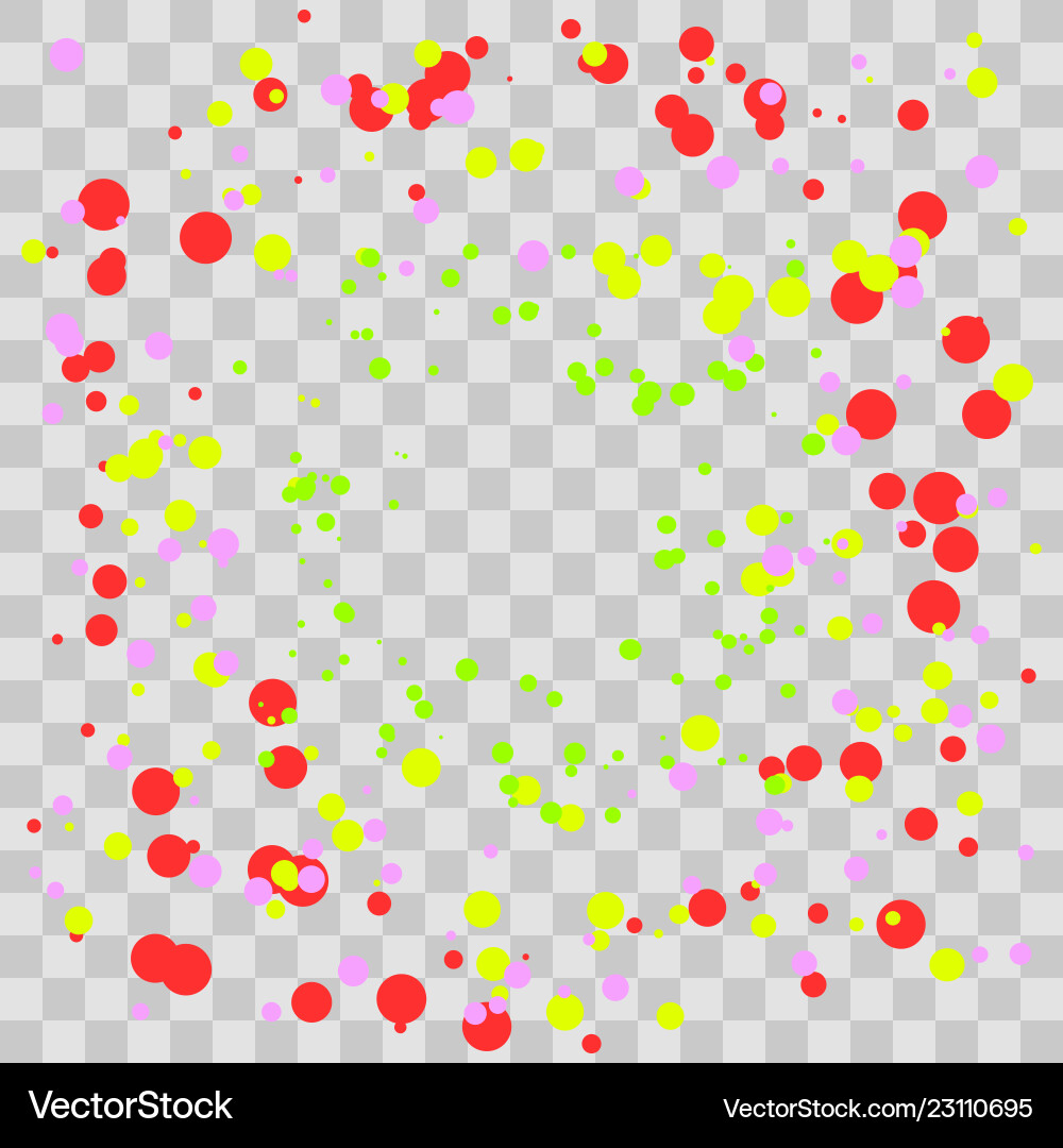 Colorful bright confetti Royalty Free Vector Image