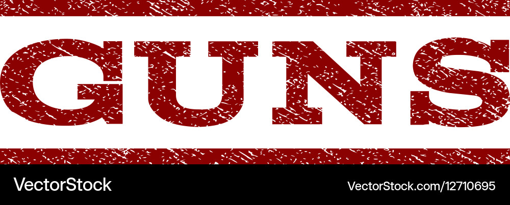 Guns watermark stamp Royalty Free Vector Image