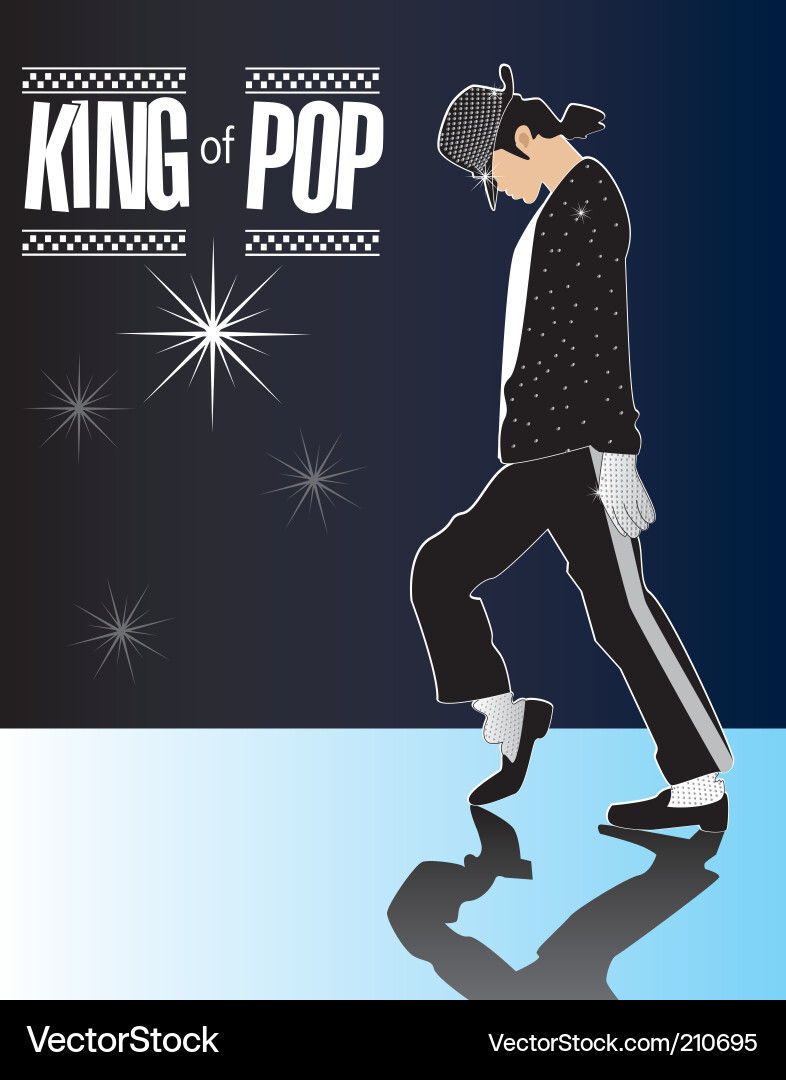 Michael jackson rip Royalty Free Vector Image - VectorStock