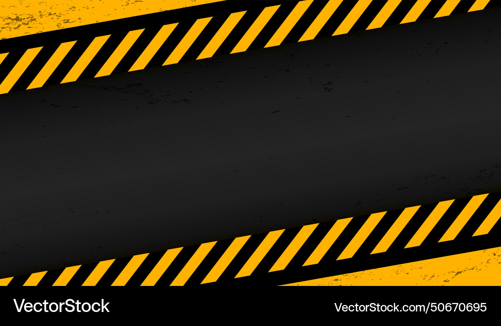 Warning alert dark background for protection Vector Image