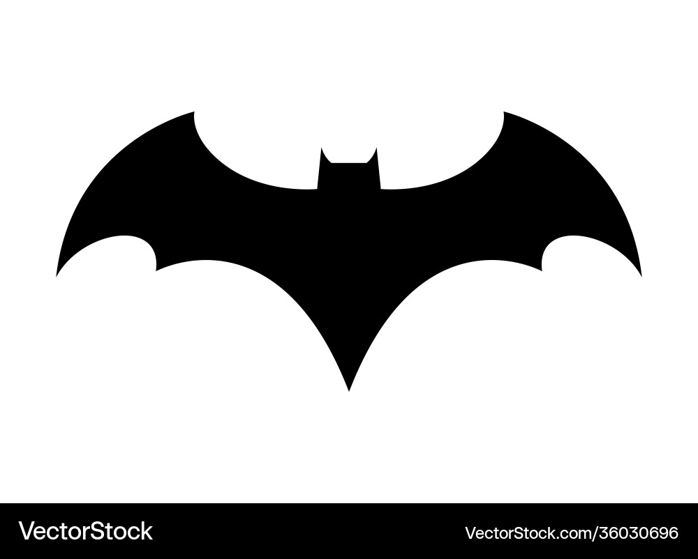 Batman Dark Knight Superhero Icon Royalty Free Vector Image