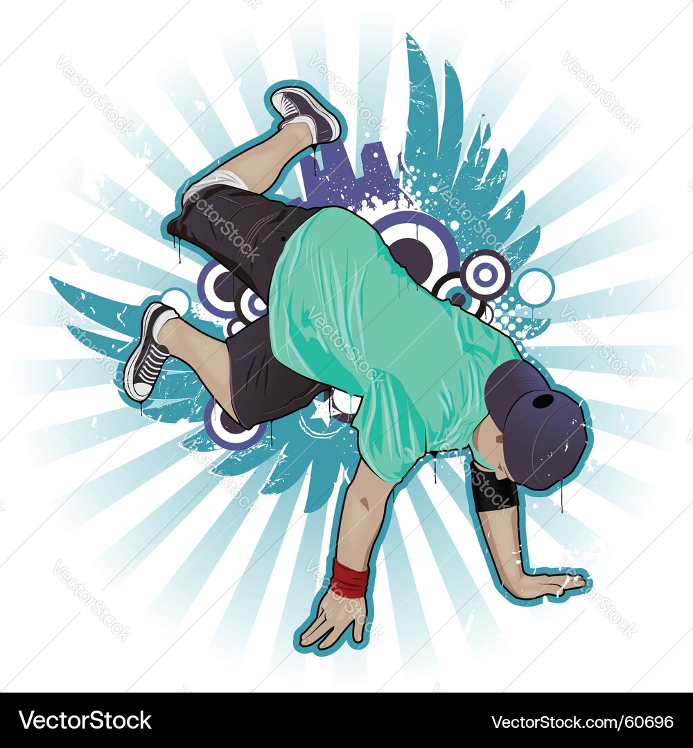 Breakdance Royalty Free Vector Image - VectorStock