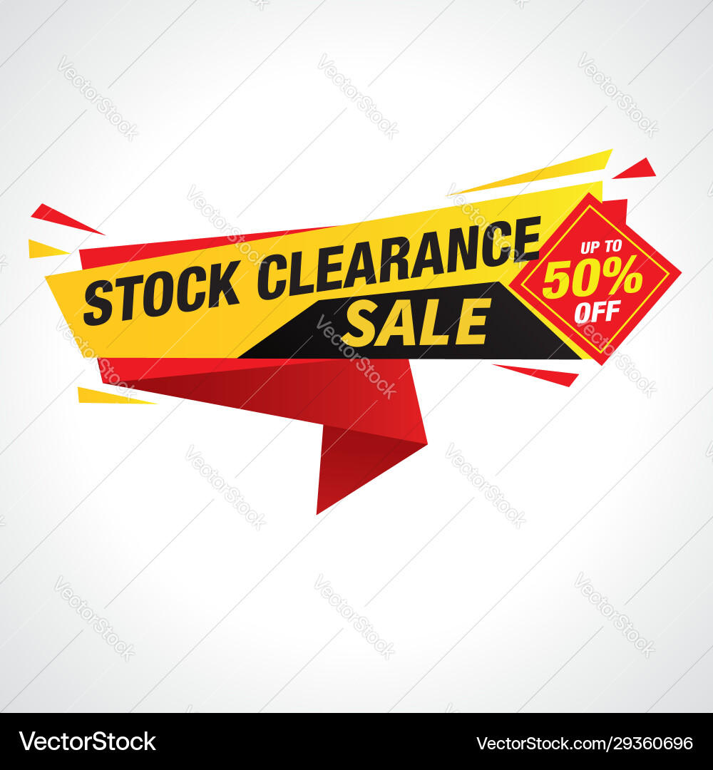 Sale banner template design Royalty Free Vector Image