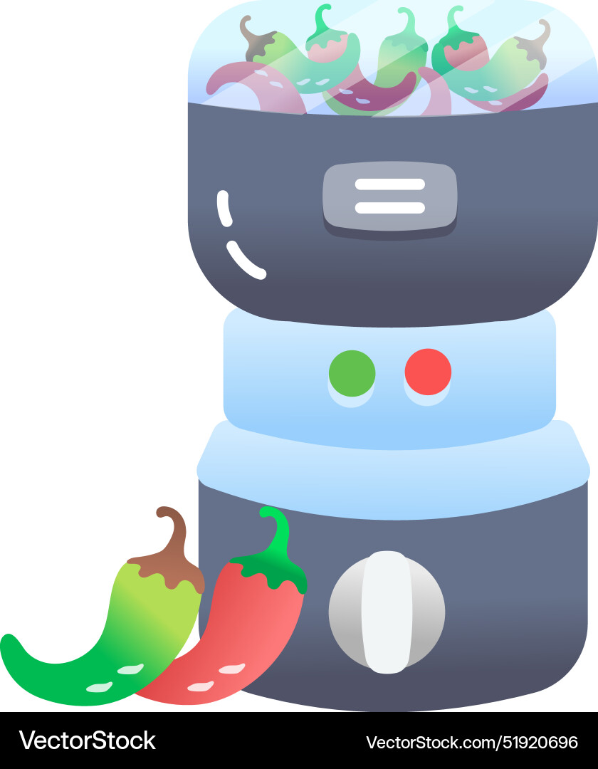 Spice grinder Royalty Free Vector Image - VectorStock