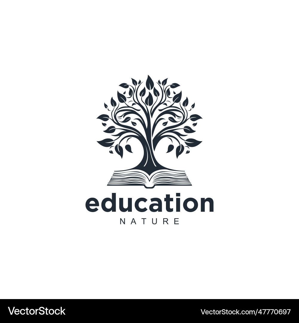 Education icon logo design template combination Vector Image