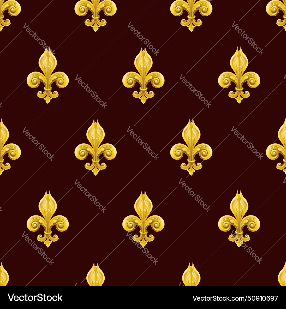 Fleur de lis background Royalty Free Vector Image