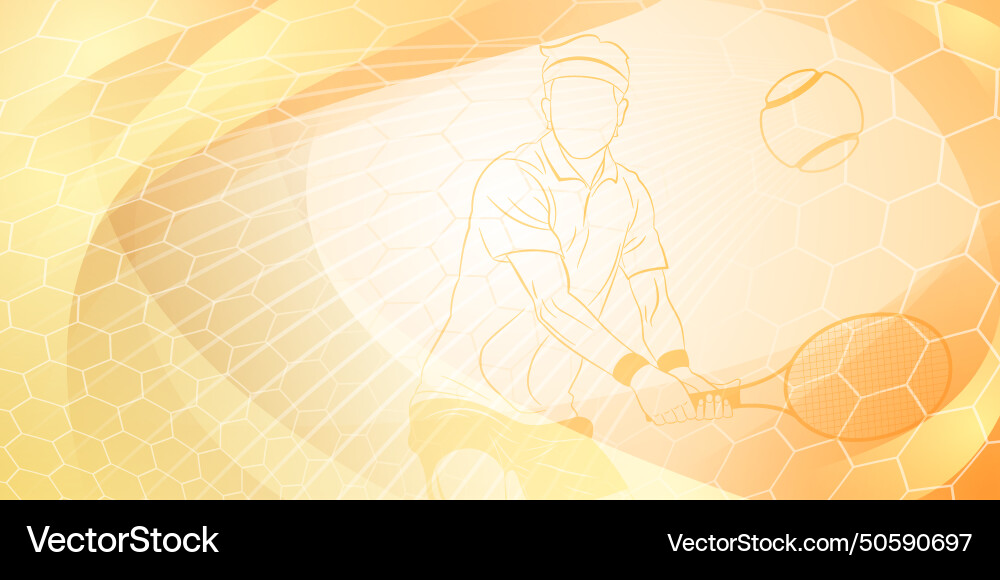 Tennis themed background Royalty Free Vector Image