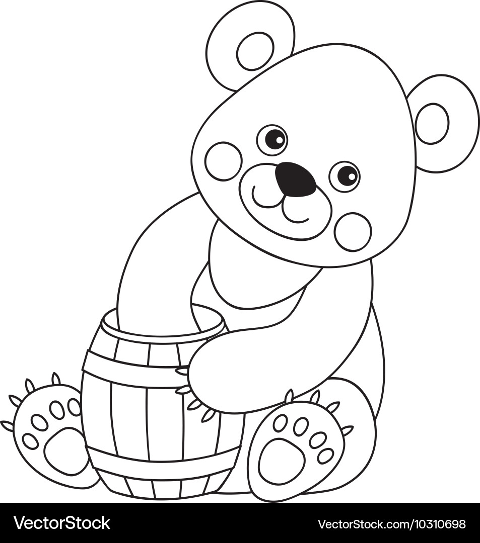 Cartoon bear Royalty Free Vector Image - VectorStock