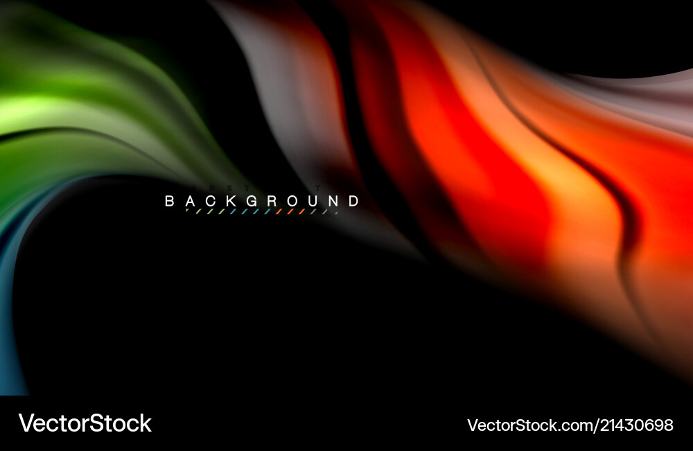 Fluid colors abstract background twisted liquid Vector Image