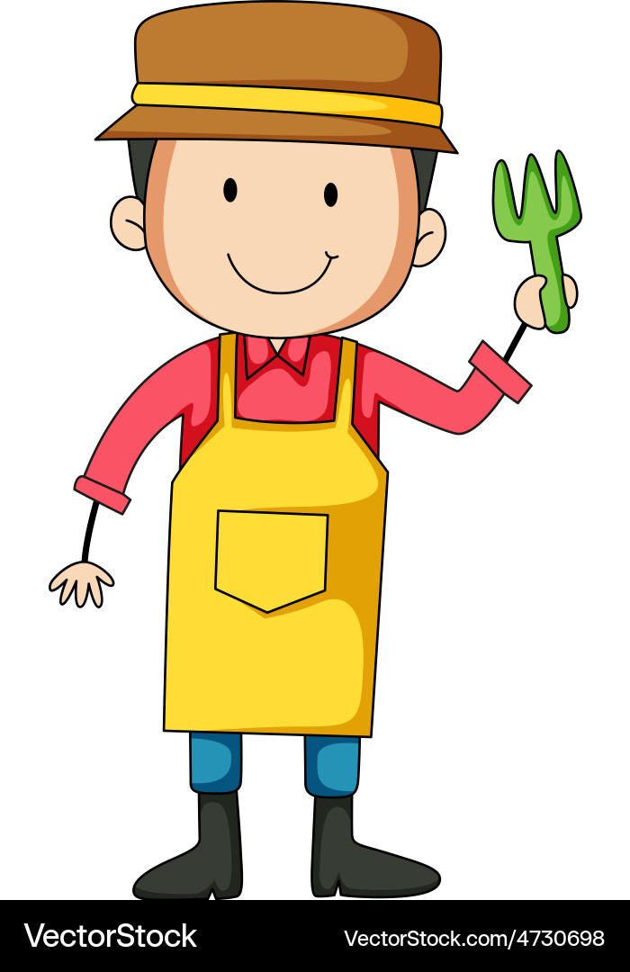 Gardener Royalty Free Vector Image - VectorStock