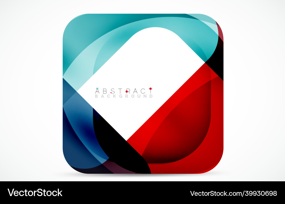 Minimal background abstract square shape Vector Image