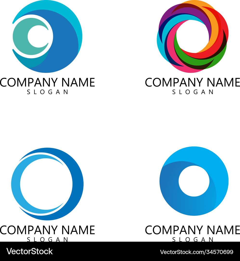 Circle logo Royalty Free Vector Image - VectorStock