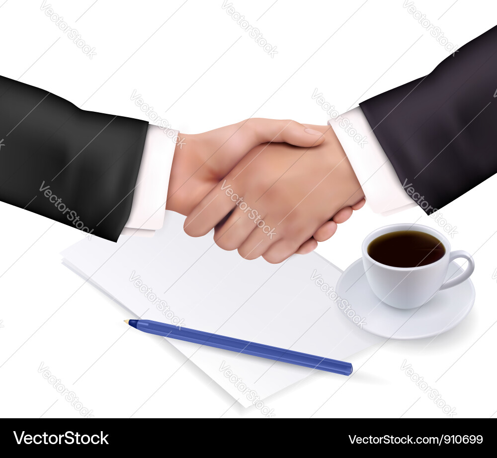 Handshake Royalty Free Vector Image - VectorStock