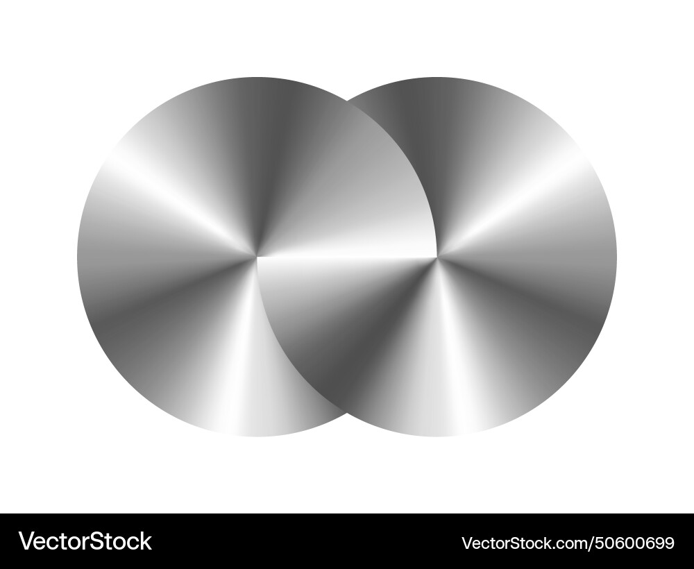 Infinity of interlaced circles Royalty Free Vector Image