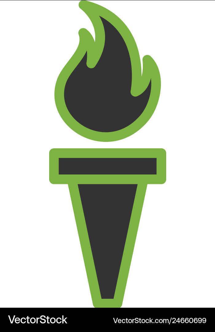 Olympic fire icon Royalty Free Vector Image - VectorStock