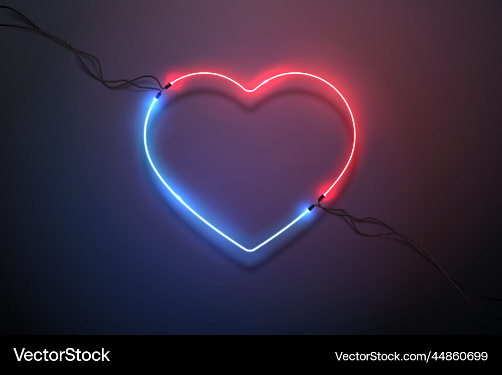 Neon Blue Hearts Wallpaper 427 Blue Neon Heart Stock Photos, High Res