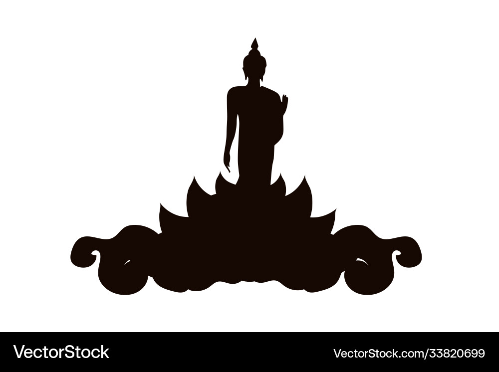 Visakha day buddhism special eps10 Royalty Free Vector Image