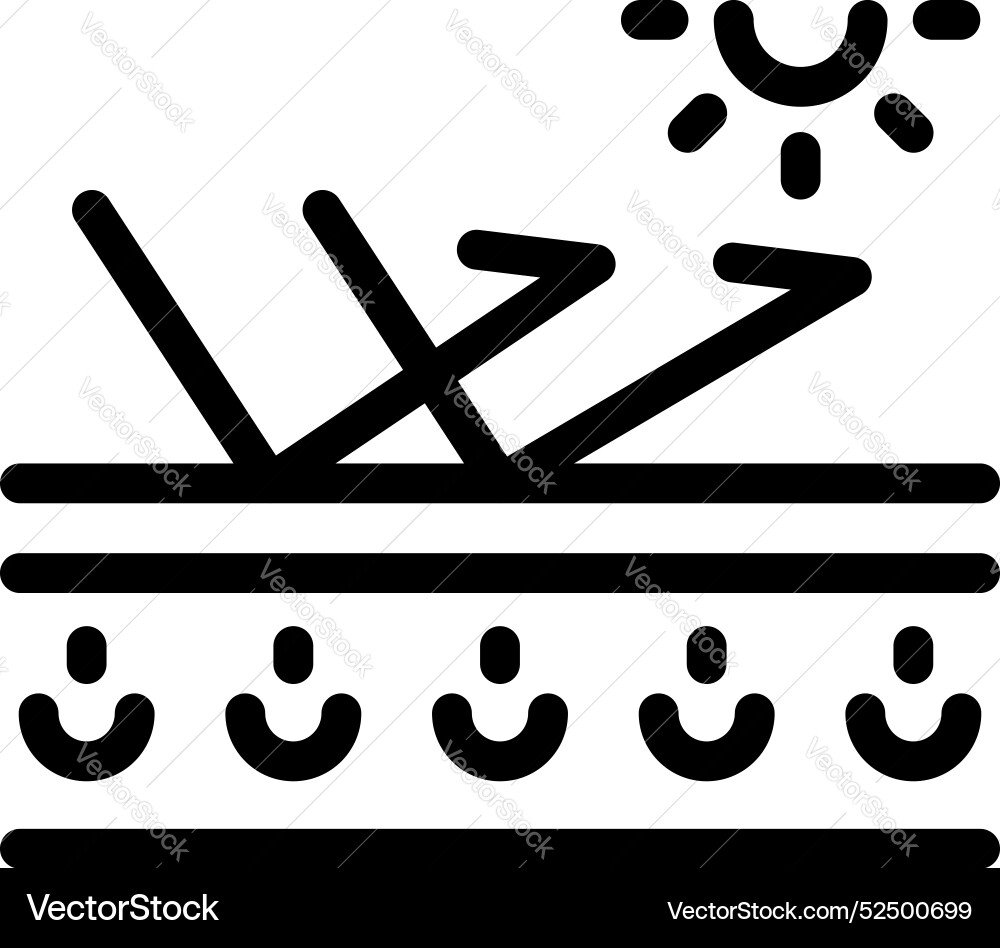 Waterproof fabric repelling water drops under Vector Image