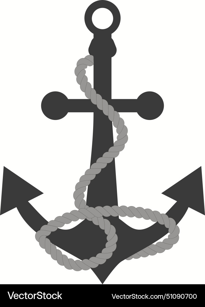 Anchor design element Royalty Free Vector Image