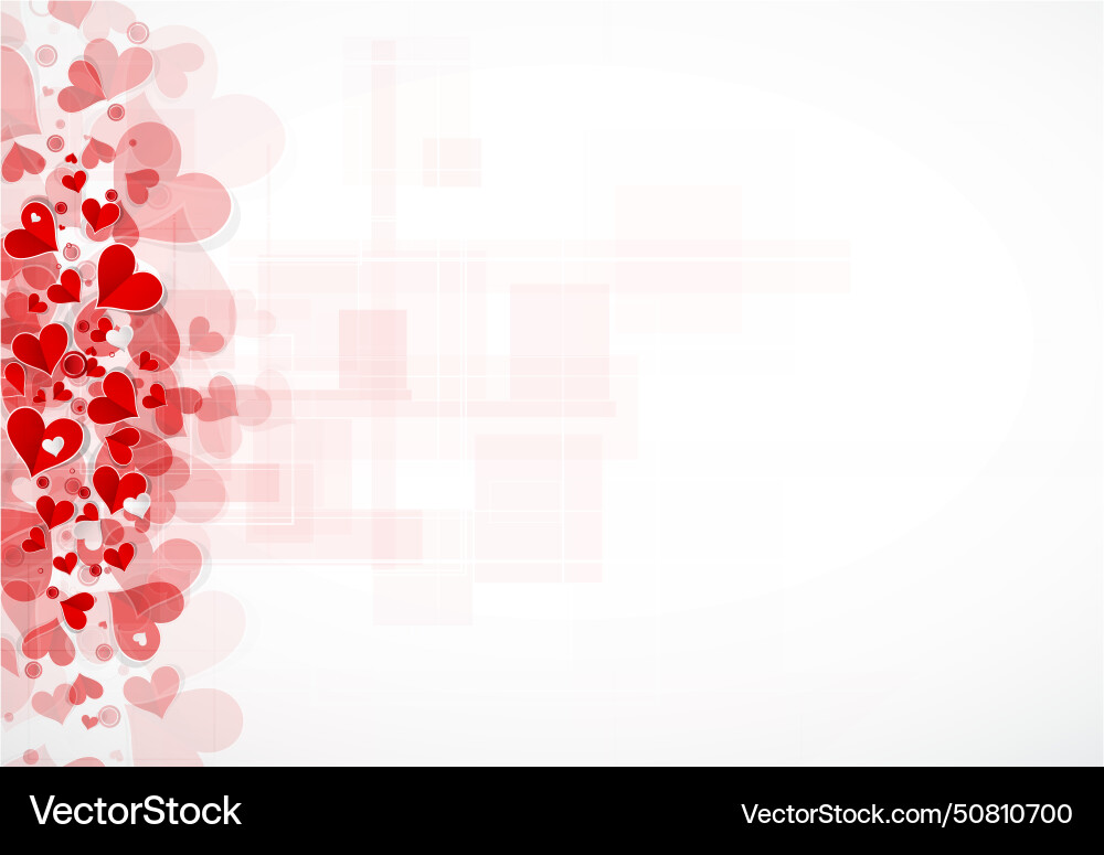 Happy beautiful valentine day background Vector Image