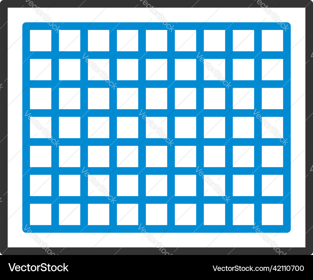Icon of photo camera sensor Royalty Free Vector Image
