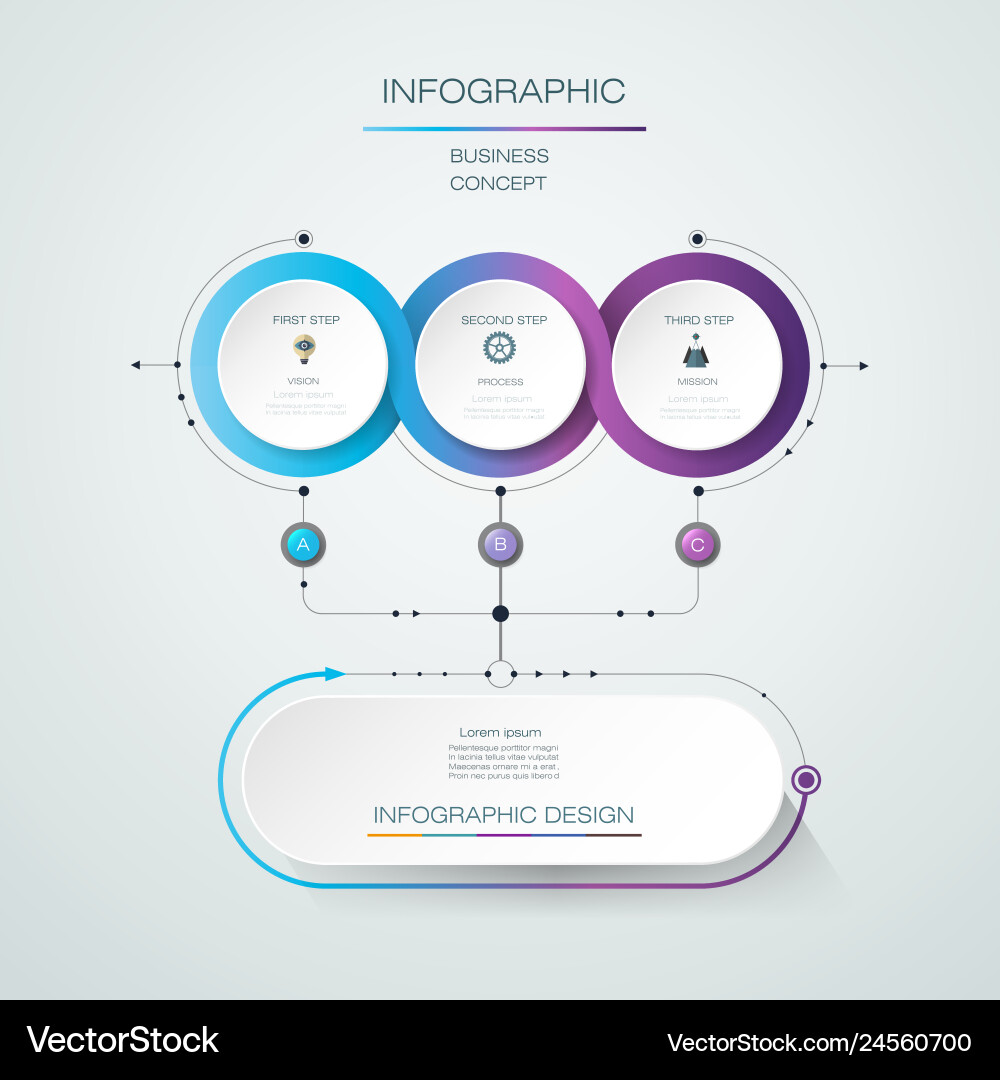 Infographic label design with icons and 5 options Vector Image