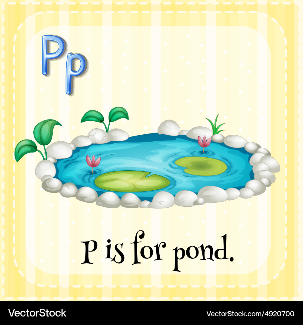 Letter p Royalty Free Vector Image - VectorStock
