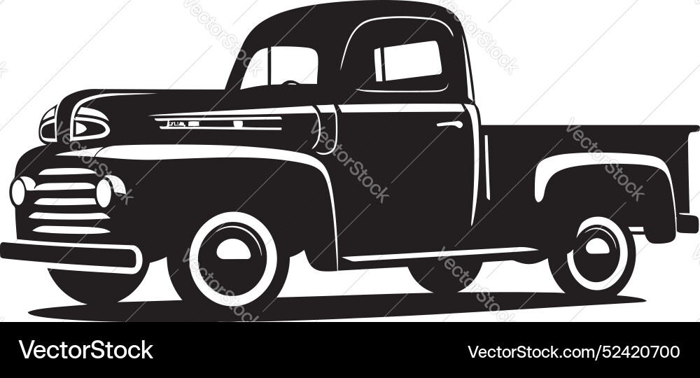 Retro cruiser black emblem icon classic Royalty Free Vector