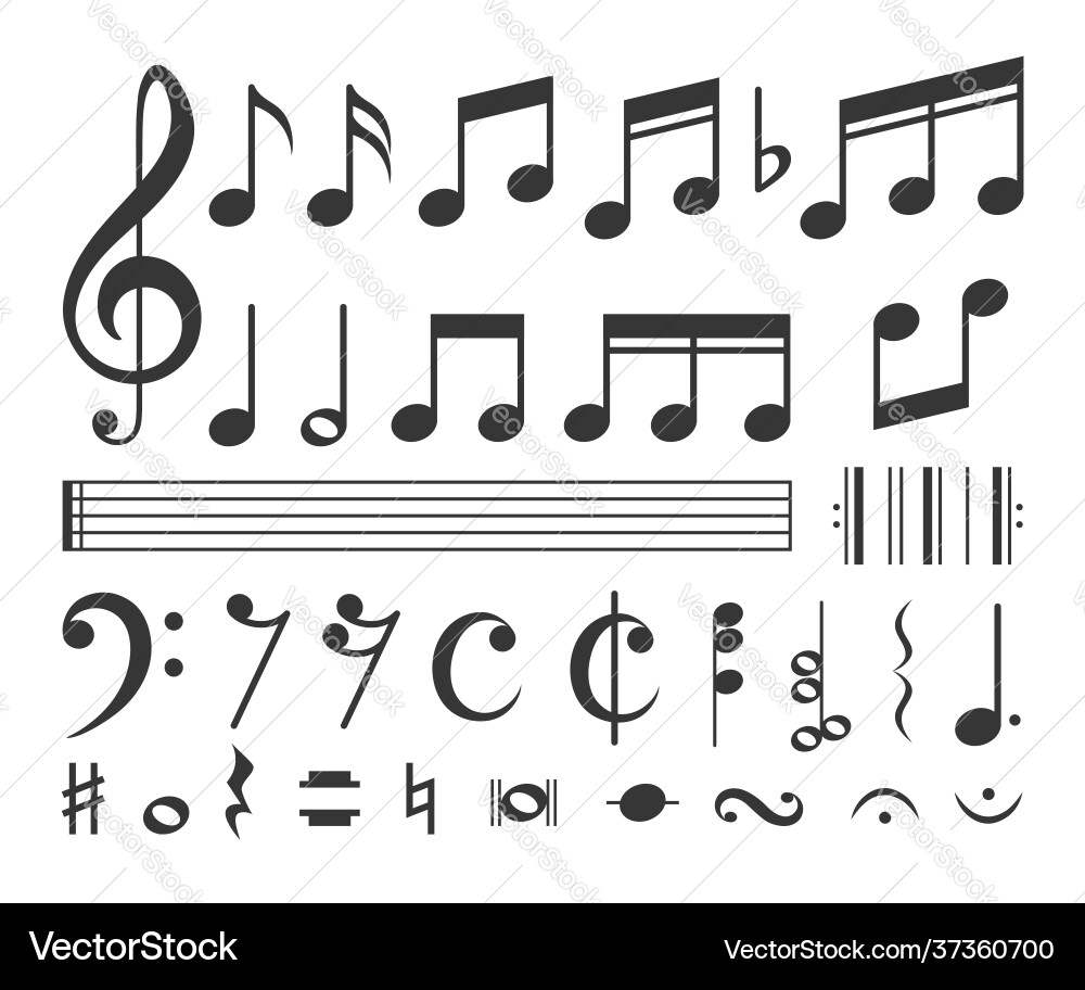 Clipart Music Note Vector Images (over 3,800)