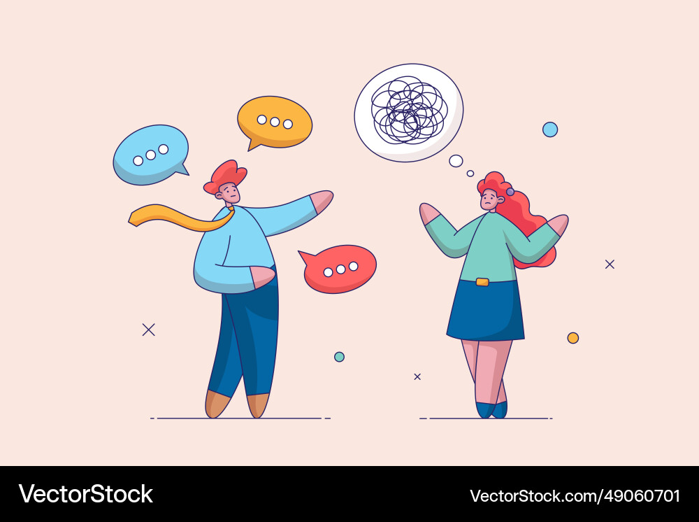 Communication & Understanding Royalty Free Vector Image