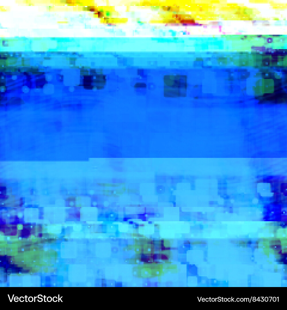 Glitch art background Royalty Free Vector Image