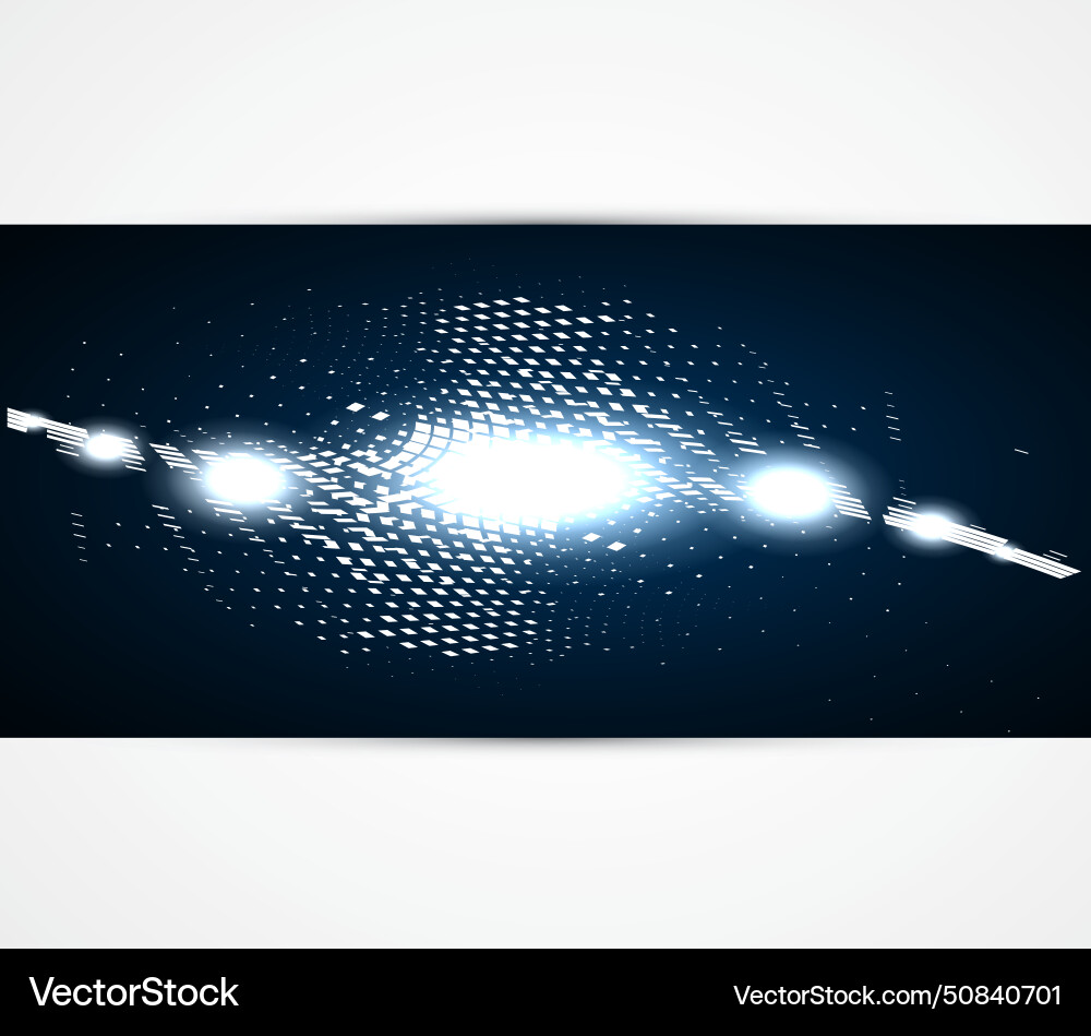 Science futuristic internet high computer Vector Image