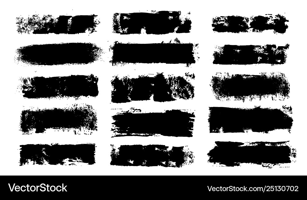 Grunge Paint Roller Texture Royalty Free Vector Image