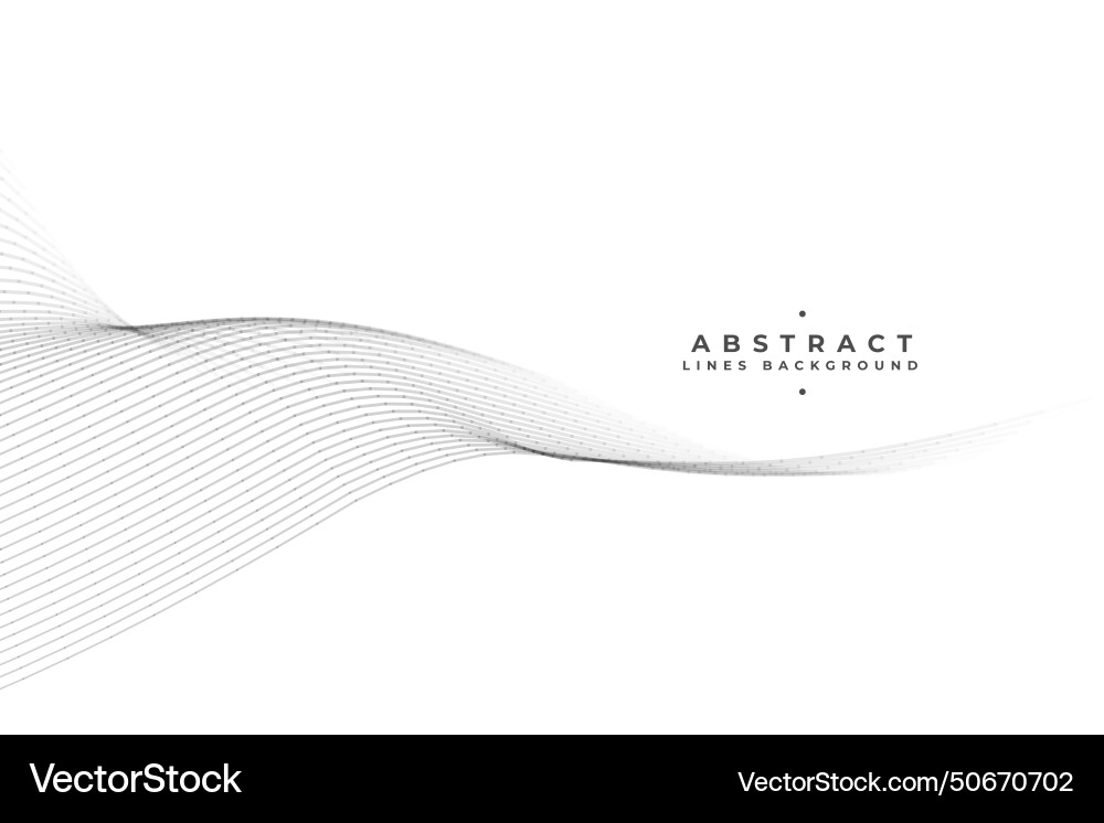 Line style modern curvy outline background design Vector Image