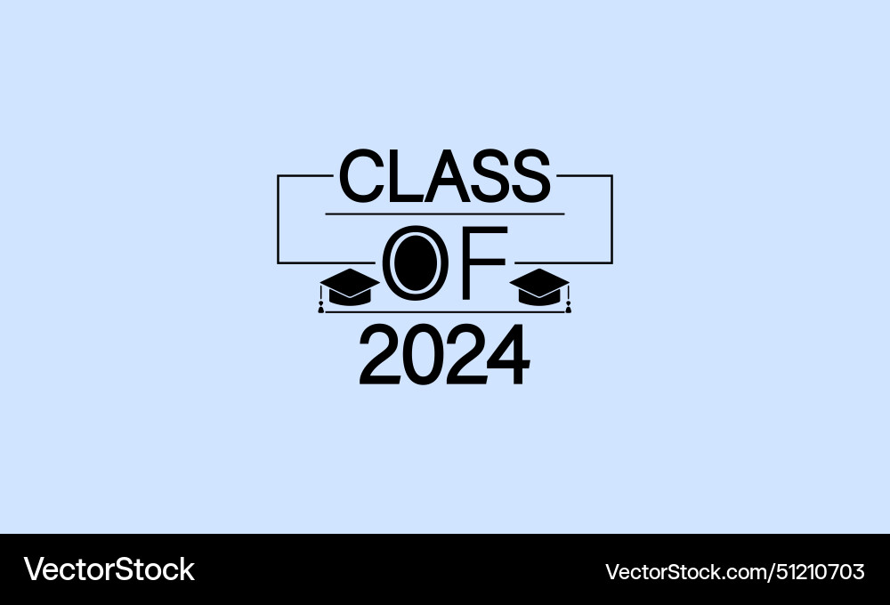 Expressing graduation captivating text design Vector Image